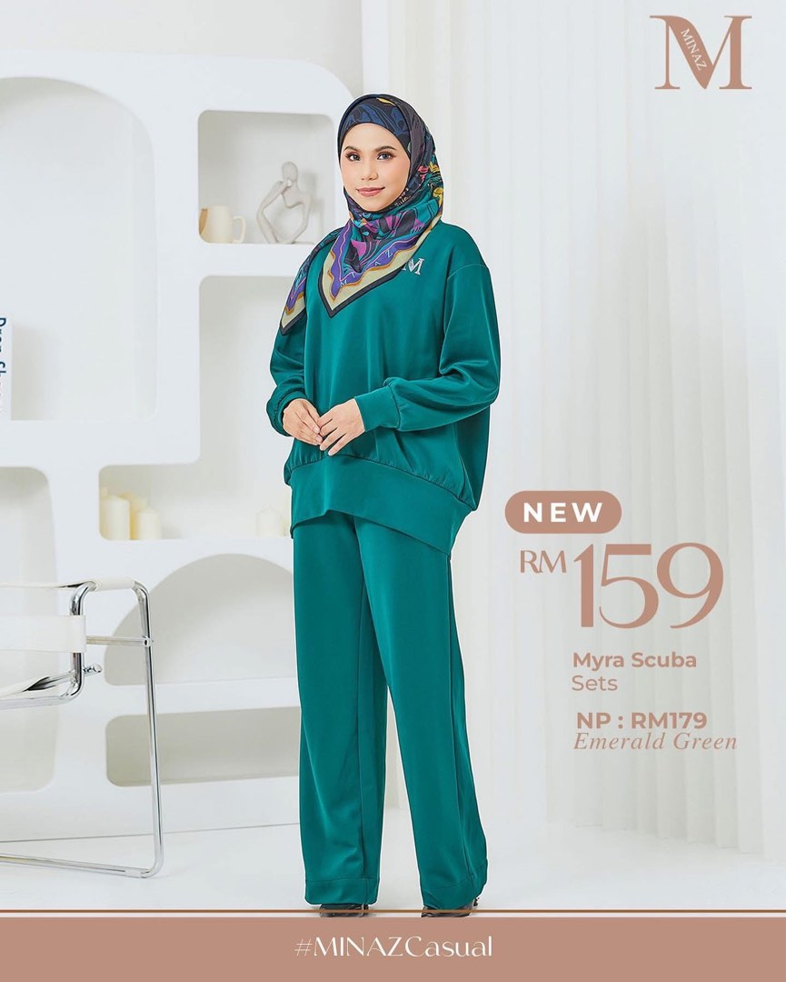 Minaz Myra Scuba Set, Women's Fashion, Dresses & Sets, Sets or ...