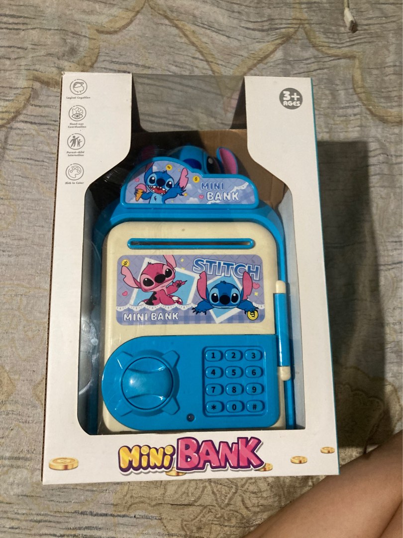 Mini bank / alkansya stitch design, Furniture & Home Living, Security ...