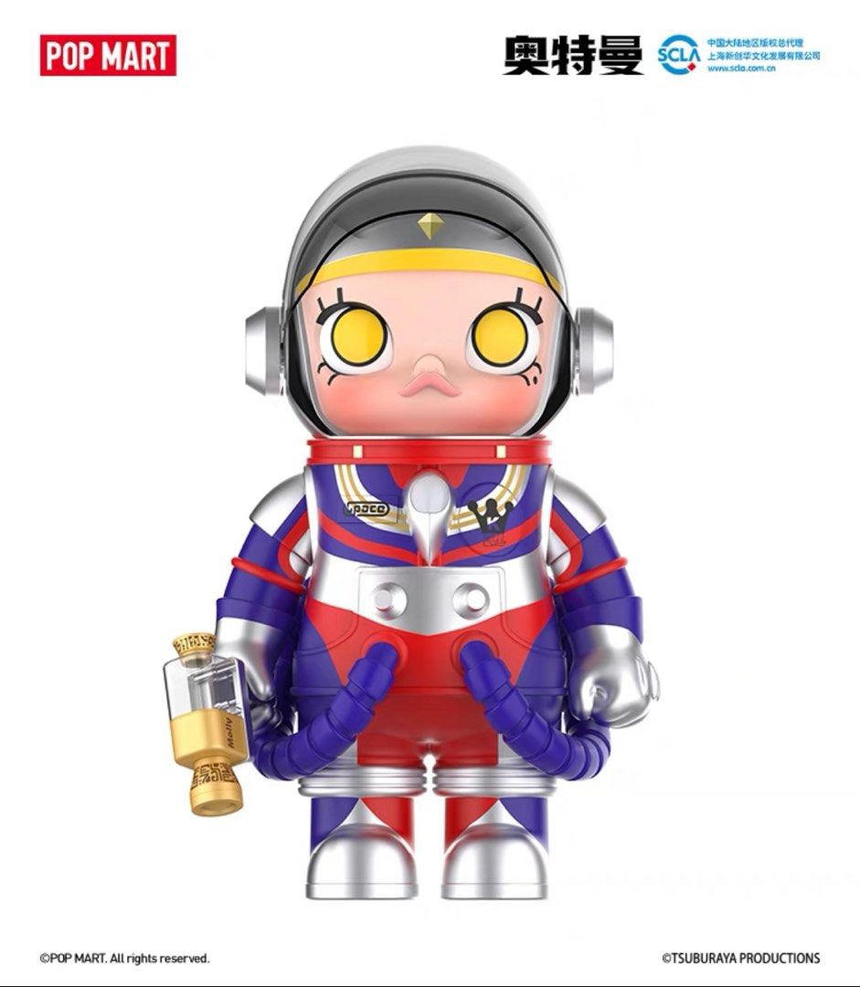 [MISB] Pop Mart Mega Space Molly 1000% Ultraman Tiga 700mm(h), Hobbies ...