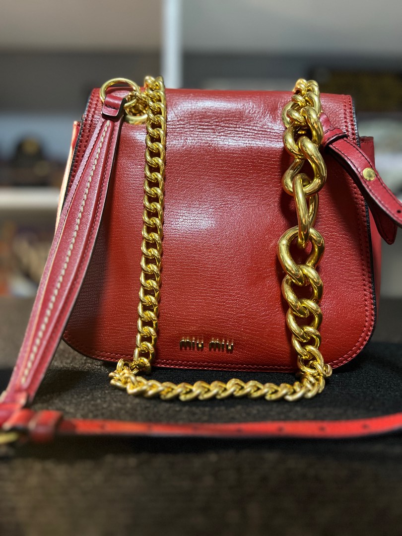 Miu Miu Dahlia 5BD020, Luxury, Bags & Wallets on Carousell