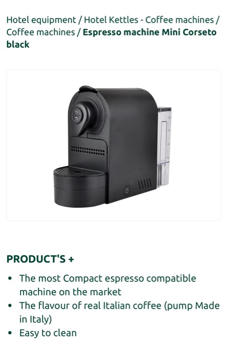 Most compact JVD capsule coffee machine, TV & Home Appliances, Kitchen ...