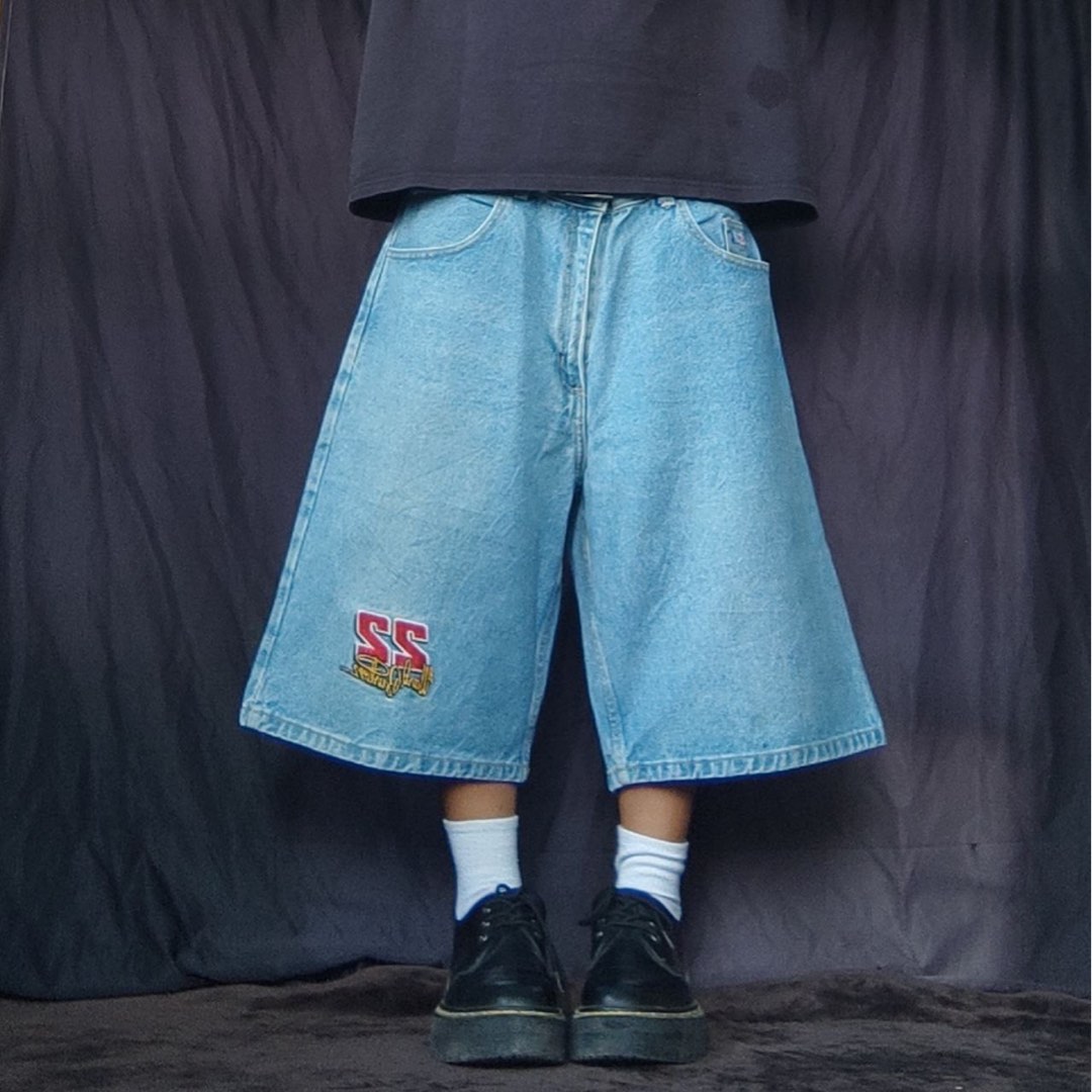 Nascar X Cat By Jh Design Baggy Long Jorts, Men's Fashion, Bottoms ...