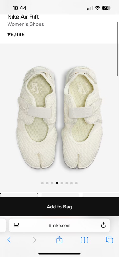 Nike air rifts, Women's Fashion, Footwear, Sneakers on Carousell