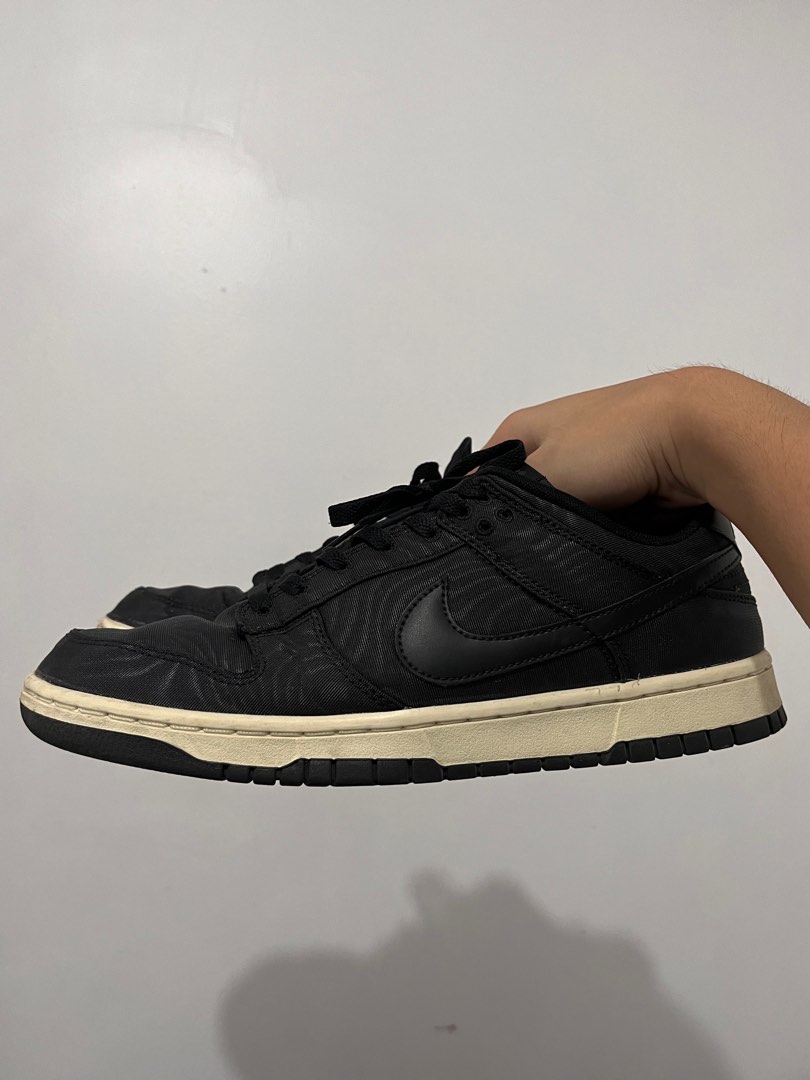 Nike Dunk Low Premium 'Black Canvas', Men's Fashion, Footwear, Sneakers ...