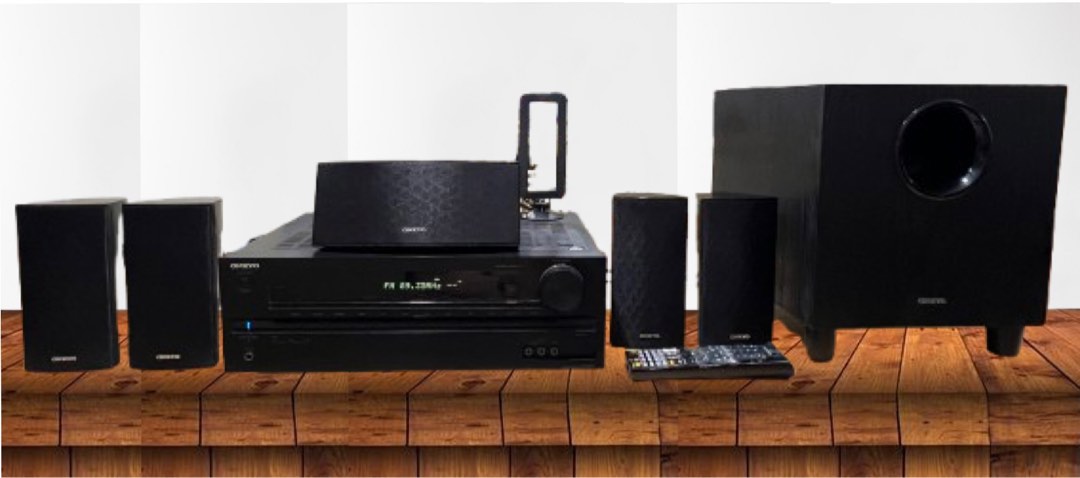 Onkyo AV Receiver 5.1 Home Theater Speaker HT-S3700 Setup, Audio, Soundbars, Speakers ...