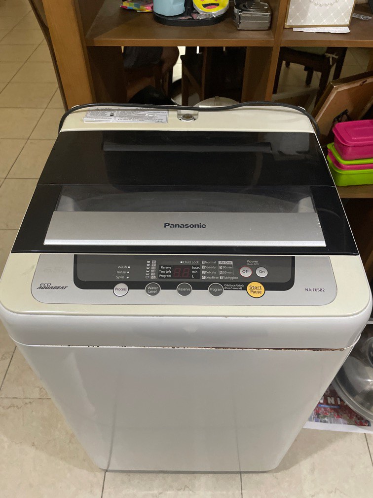 Panasonic washing machine aqua beat - 6.5kg, TV & Home Appliances ...
