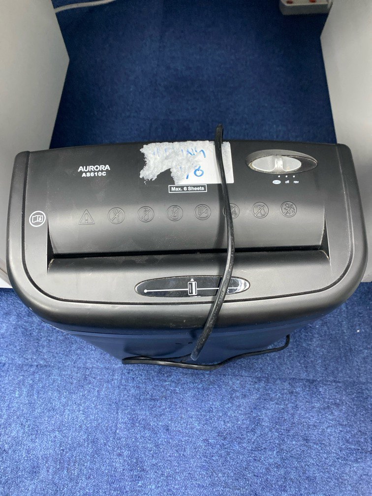 Paper shredder, Computers & Tech, Office & Business Technology on Carousell