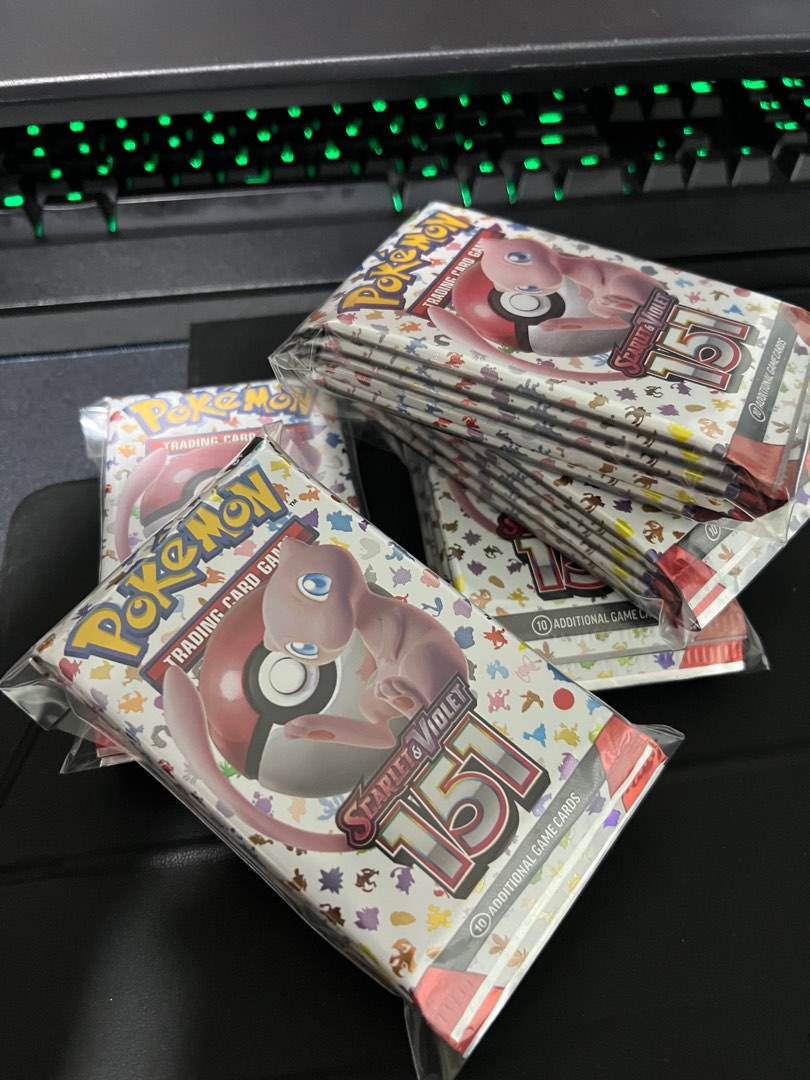 POKEMON 151 ENGLISH PACKS, Hobbies & Toys, Toys & Games on Carousell