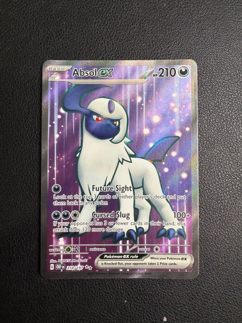 Pokemon Absol Ex Obsidian flames, Hobbies & Toys, Toys & Games on Carousell