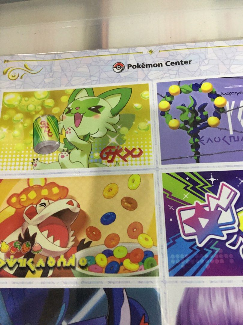 Pokemon Center Violet Scarlet Zero's Treasure Bonus Sticker, Hobbies ...