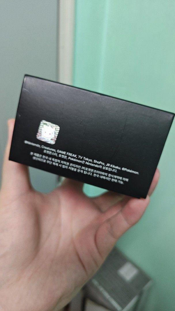 Pokemon Empty Black Box, Hobbies & Toys, Toys & Games on Carousell