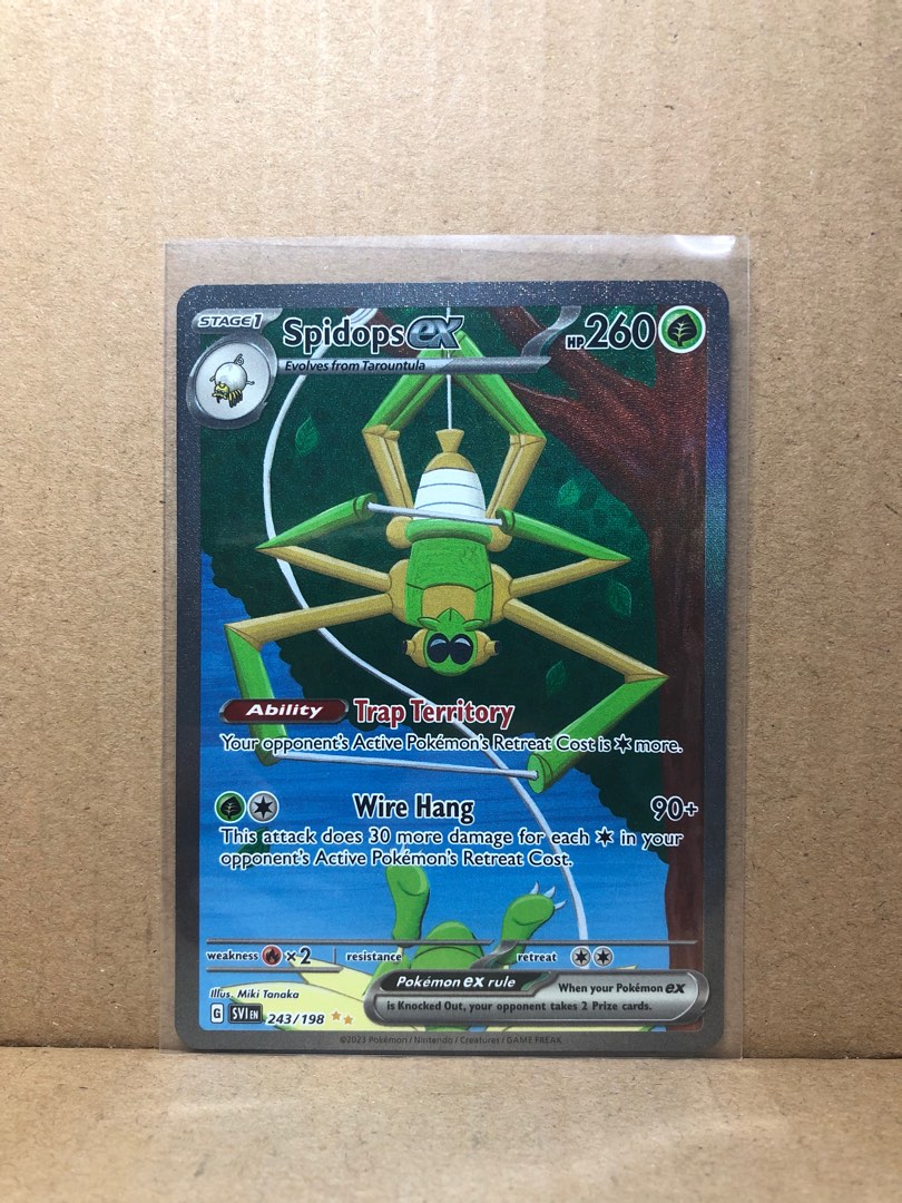 Pokemon Spidops Ex, Hobbies & Toys, Toys & Games on Carousell