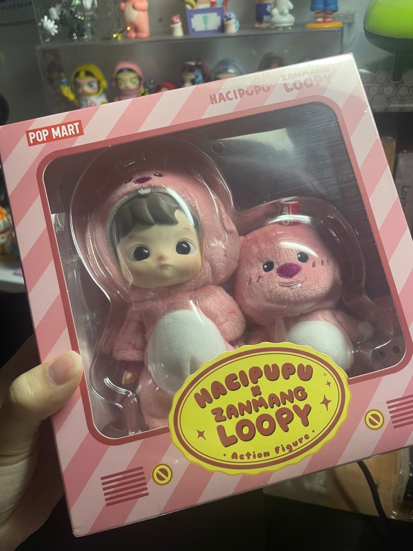 Popmart - Hacipupu x Zanmang Loopy, Toys & Collectibles, Mainan di ...
