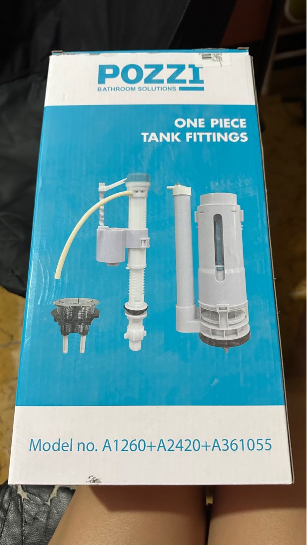 Pozzi One Piece Tank Fittings, Furniture & Home Living, Bathroom ...