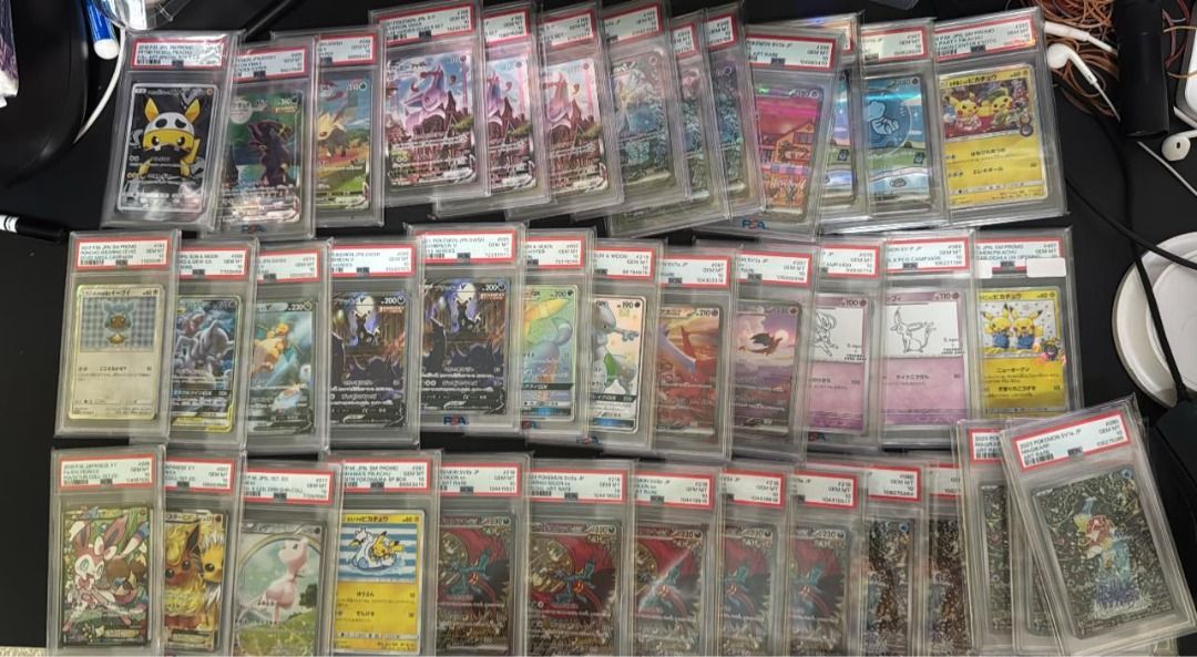 PSA 10 slabs 21/5/2025 skull pikachu poncho bubble mew 151 umbreon ...