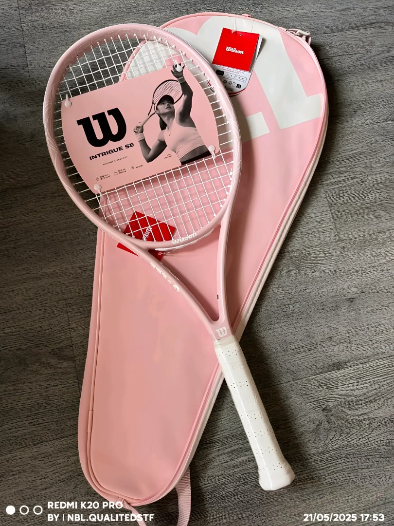 Raket Tenis Wilson Intrigue SE Pink Ladies Original, Olah Raga ...