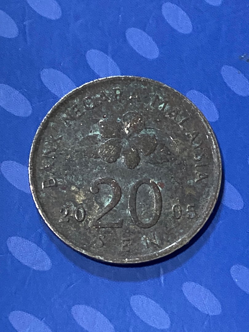 Rare conditions! 2005 Malaysia 20 cents coin, Hobbies & Toys ...