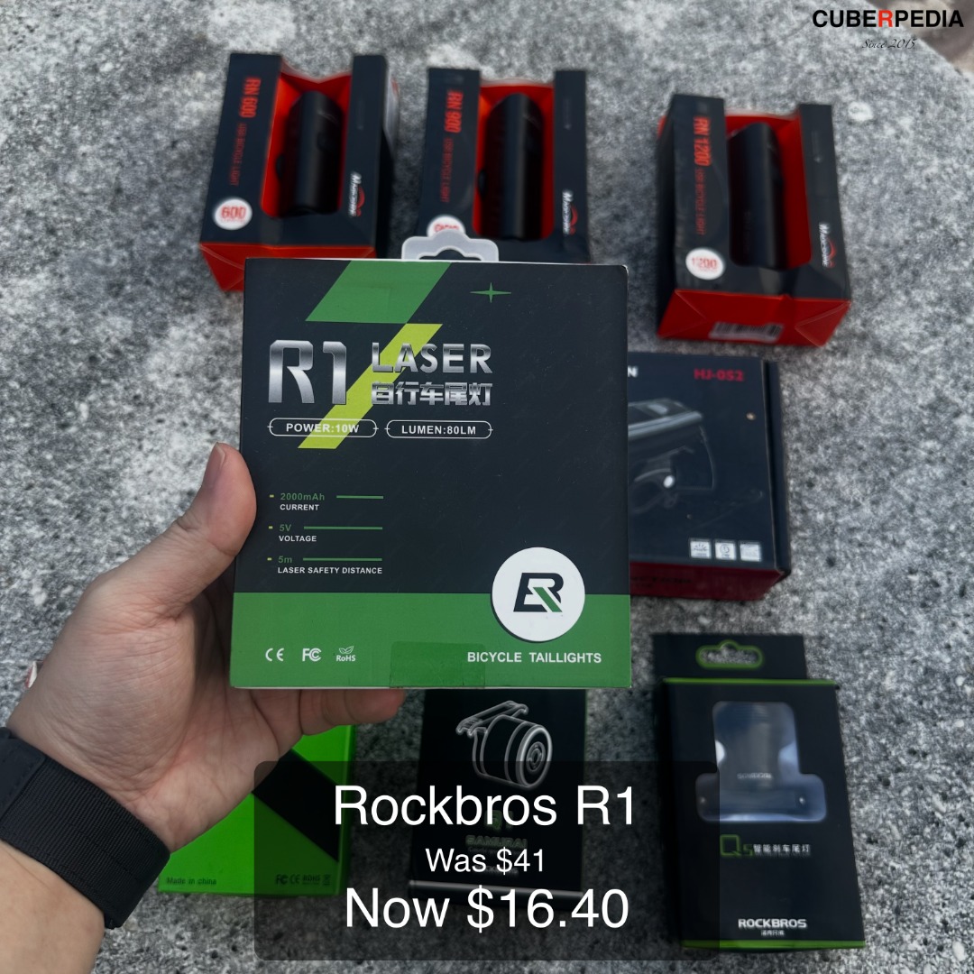 Rockbros R1 Laser, Sports Equipment, Bicycles & Parts, Parts & Accessories on Carousell
