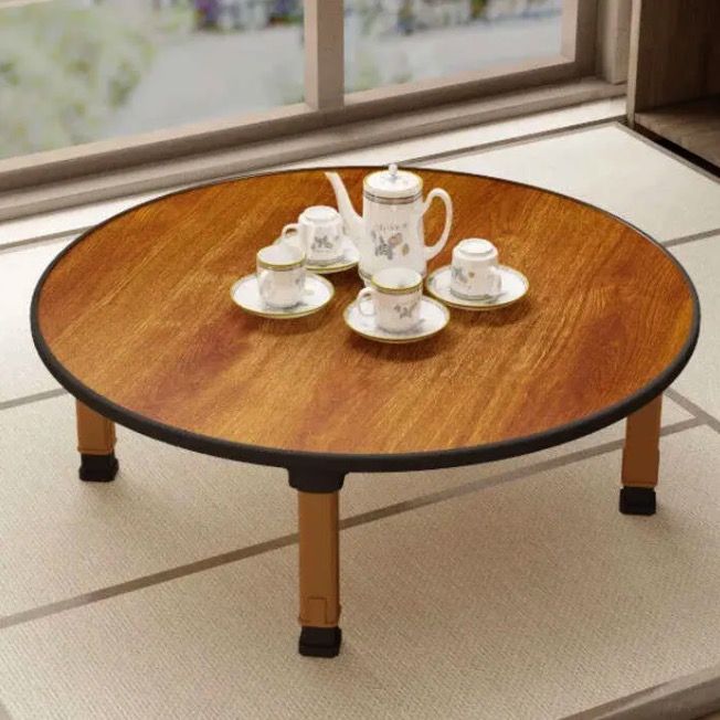 Round Tea Table | Small Dining Table | Japanese Style Table | Low ...