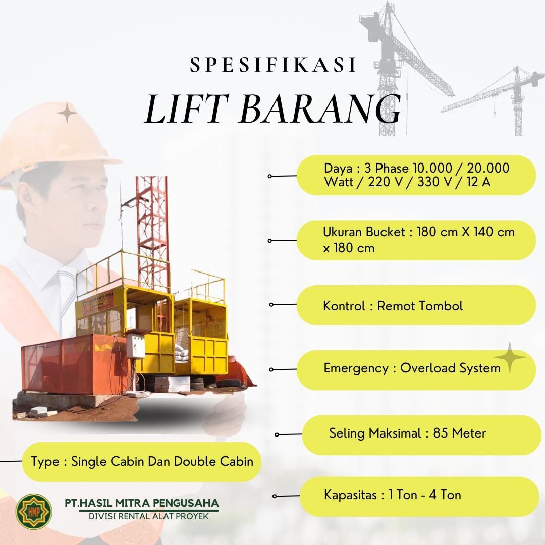 SEWA LIFT BARANG BOGOR | PROYEK | ALIMAX | Provinsi Jawa Barat MATERIAL ...