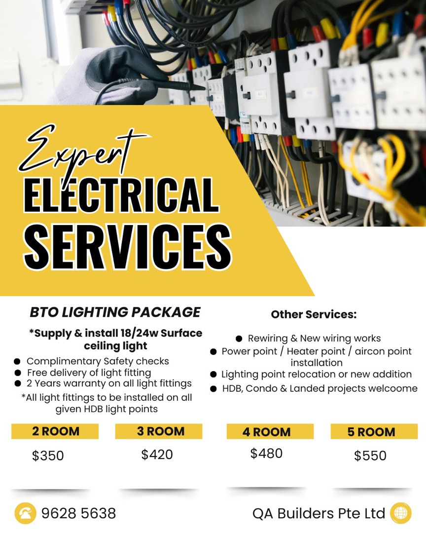 Sg electrical services/24/7 electrical/Home electrical/Home re-wiring ...