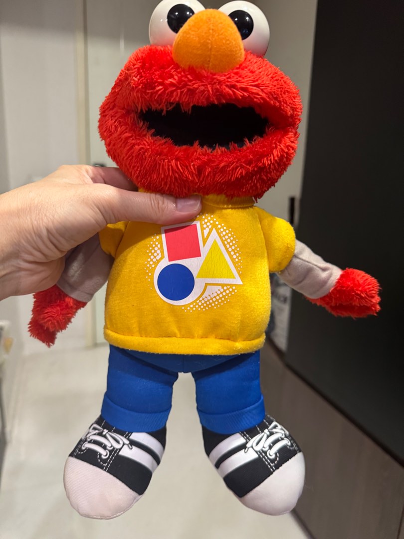 Soft Toy - Elmo and Hammer, Hobbies & Toys, Toys & Games on Carousell