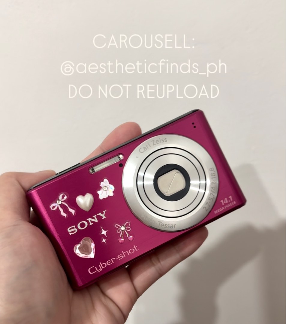 [SOLD] SONY CYBERSHOT DSC-W530 RARE PINK DIGICAM, Photography, Cameras ...