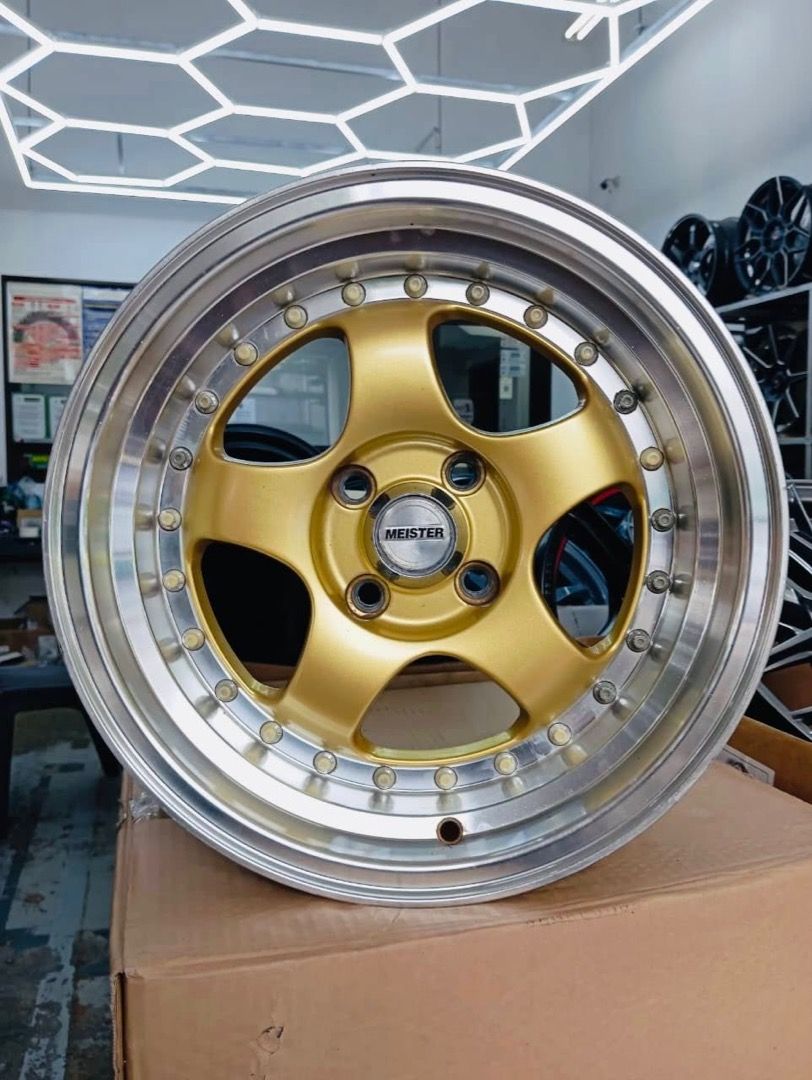 SPORT Rim S1 WORK MEISTER 15" MYVI ALZA SAGA YARIS VIOS CITY JAZZ ...