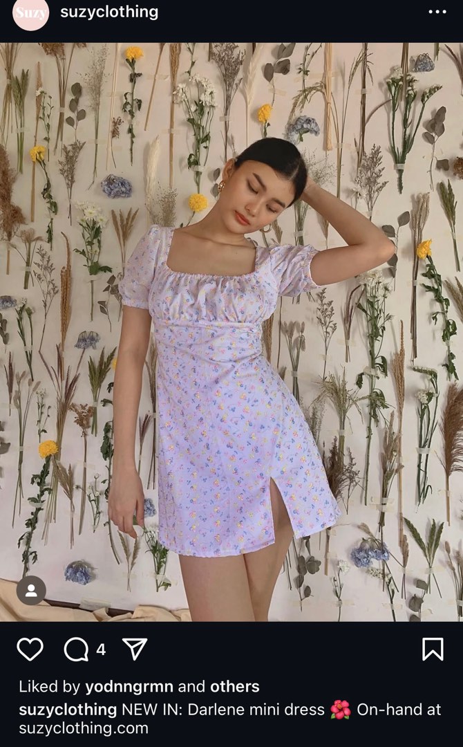 Suzy Clothing Darlene Mini Dress, Women's Fashion, Dresses & Sets ...