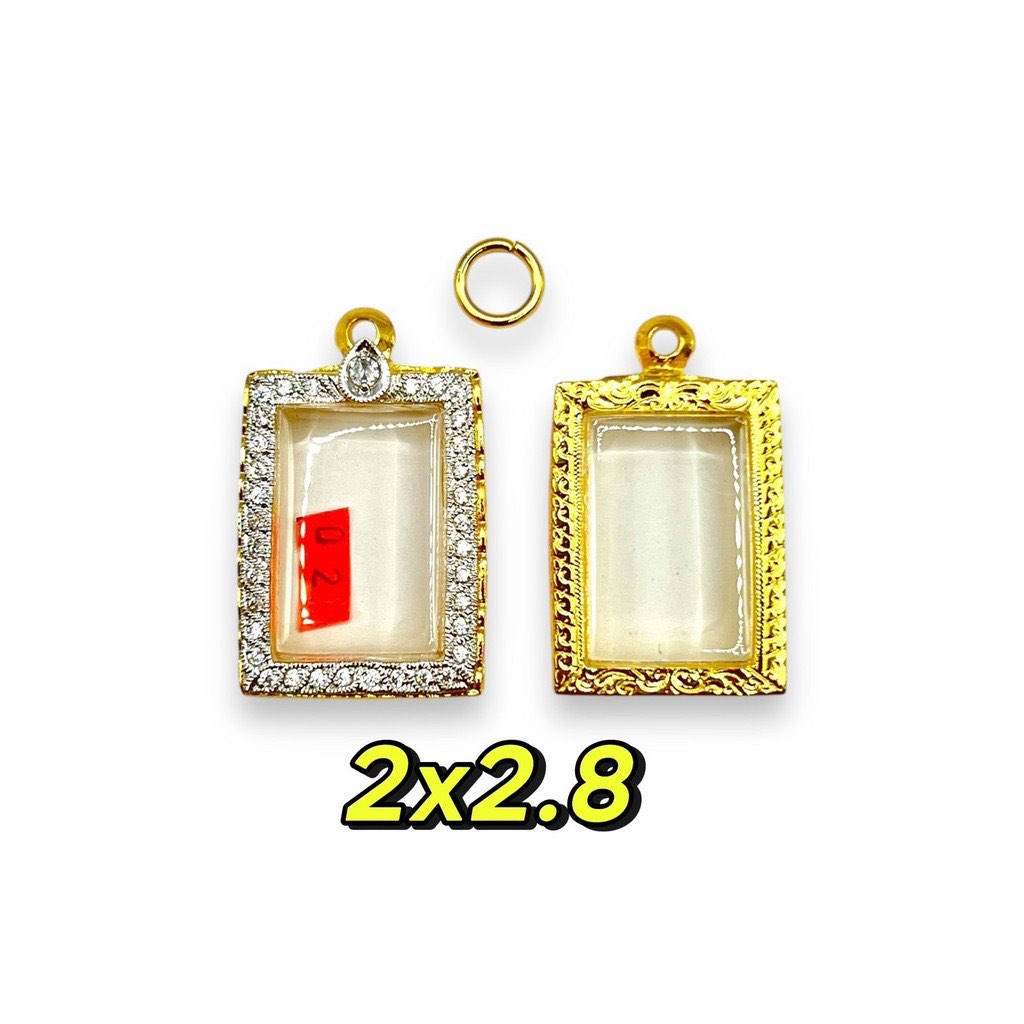 Thai Amulet Gold Casing With Diamonds, Hobbies & Toys, Memorabilia ...
