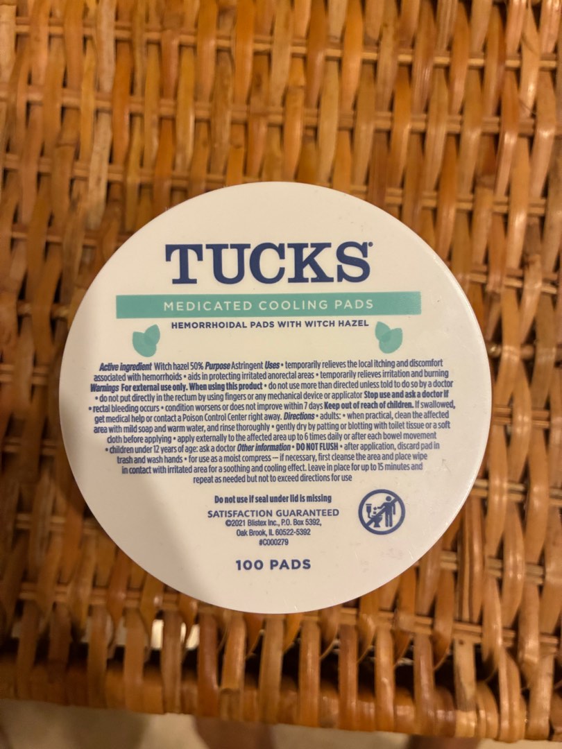 Tucks medicated pads, Beauty & Personal Care, Sanitary Hygiene on Carousell