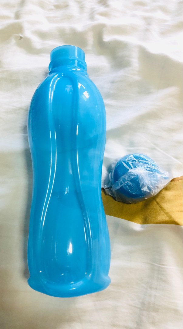 Tupperware Blue Eco water bottle, Furniture & Home Living, Kitchenware ...