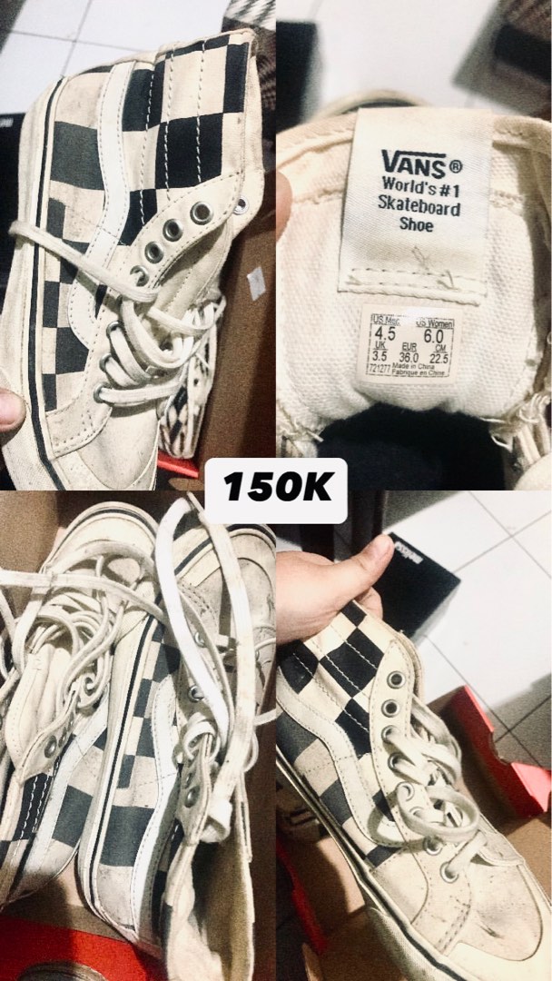 Sepatu Vans Cewe, Fesyen Wanita, Sepatu di Carousell
