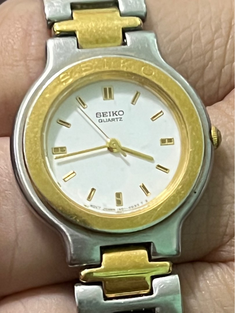 Vintage Seiko Two-Tone, Women's Fashion, Watches & Accessories, Watches on Carousell