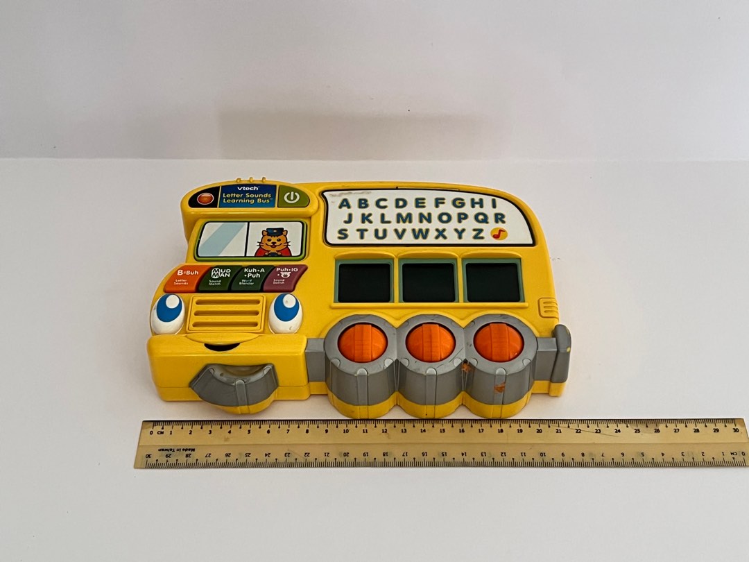 VTech Letter Sounds Learning Bus, Hobbies & Toys, Toys & Games on Carousell