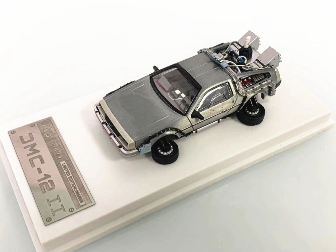 1/64 DCT Back to the Future 2 – MJ Time Machine DeLorean Diecast Model ...