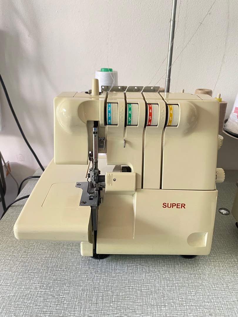 3-thread overlock sewing machine - Mesih Jahit Tepi 3 Benang, Furniture ...