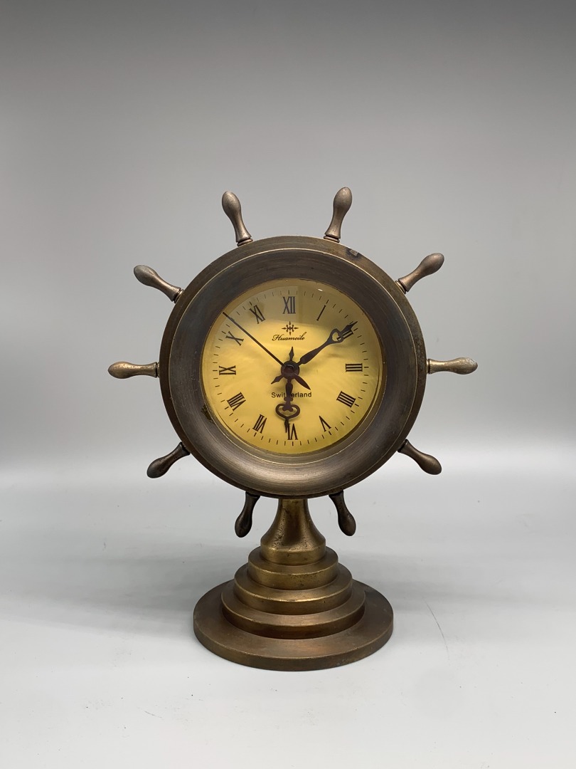 纯铜机械钟表 Pure copper mechanical clock, Hobbies & Toys, Memorabilia ...
