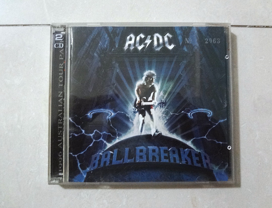 ACDC 2 CD Set Ballbreaker, Hobbies & Toys, Music & Media, CDs & DVDs on Carousell