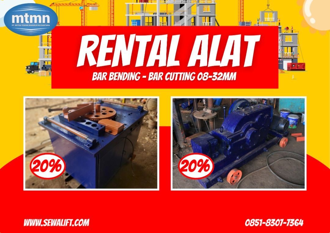 Alat bar bender dan bar cutter Palembang | Mesin pemotong besi tulangan ...
