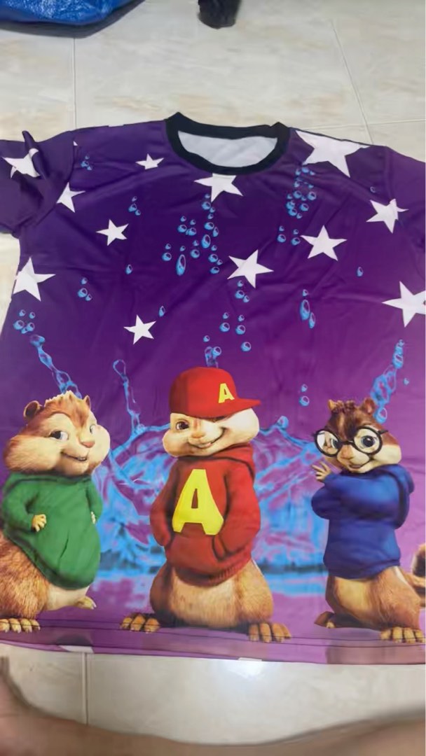 Alvin and the Chipmunks Graphic Tee, Men's Fashion, Tops & Sets ...