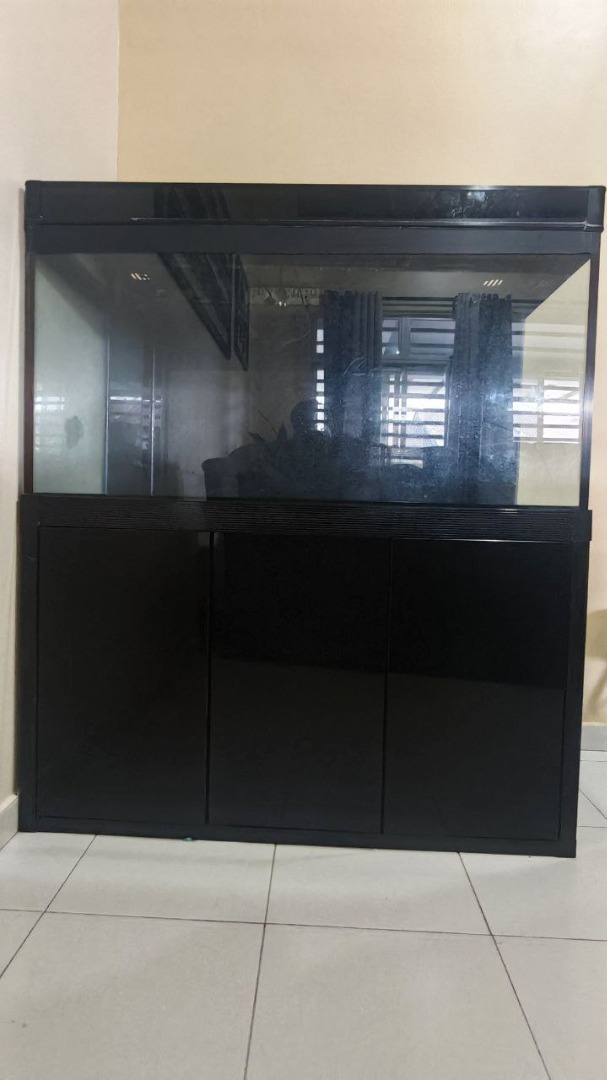 Aquarium Cabinet 4x2x2 Sump Tank Siap Lampu, Media, Pump, Everything ...