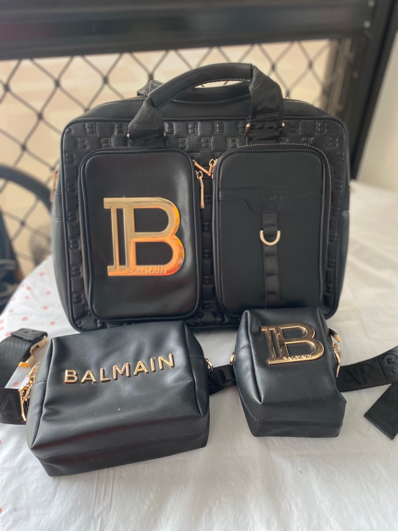 Balmain laptop bag, Luxury, Bags & Wallets on Carousell