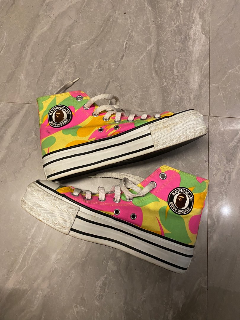 Bape by A Bathing Ape High Sneakers, Women's Fashion, Footwear ...