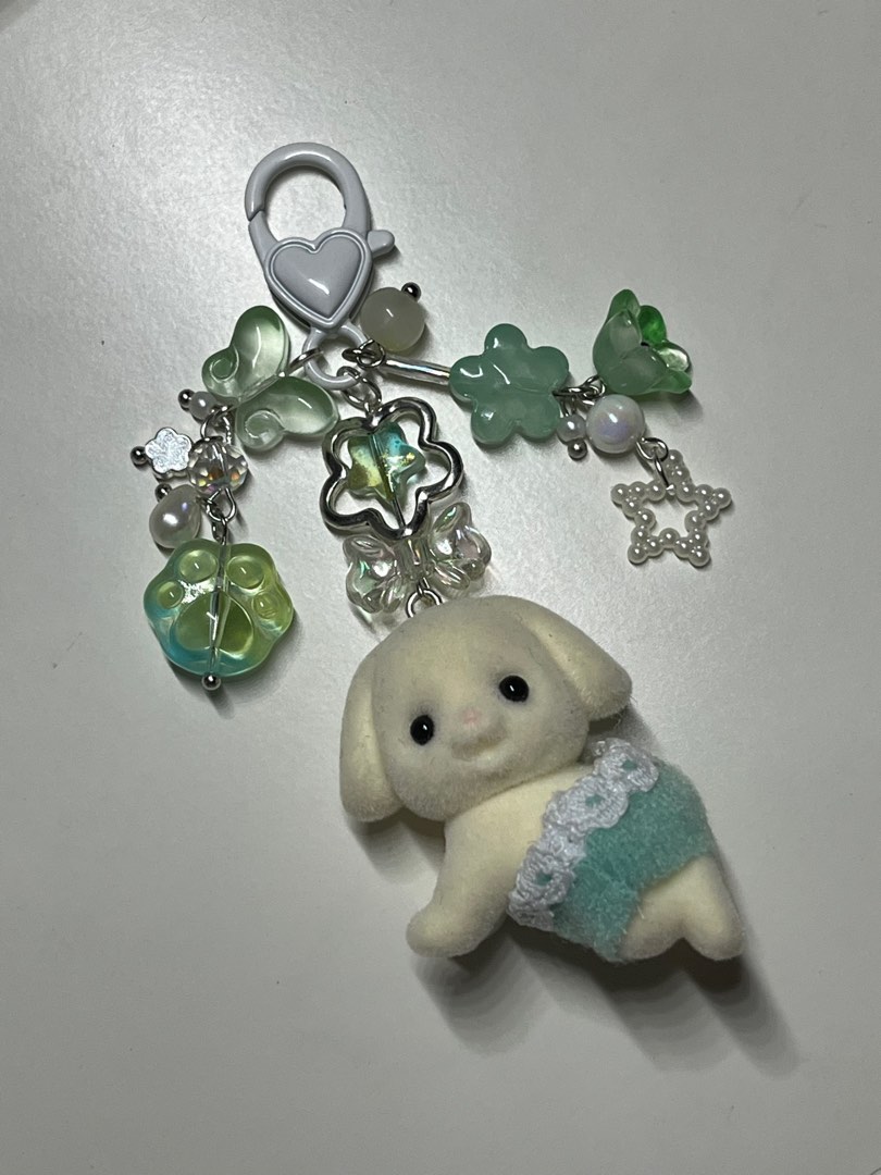 beaded sylvanian keychain~, Hobbies & Toys, Toys & Games on Carousell