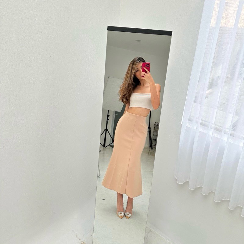 Belle Flare Skirt - Rok Flare Maxi Wanita - Mermaid Maxi Skirt Rok ...