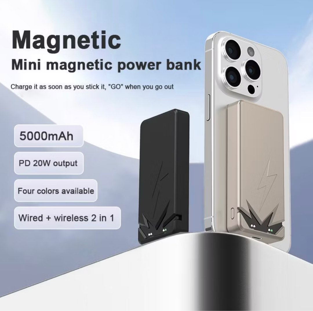 BNIB Anvers fast charge Power Bank wireless charging phone, Mobile ...