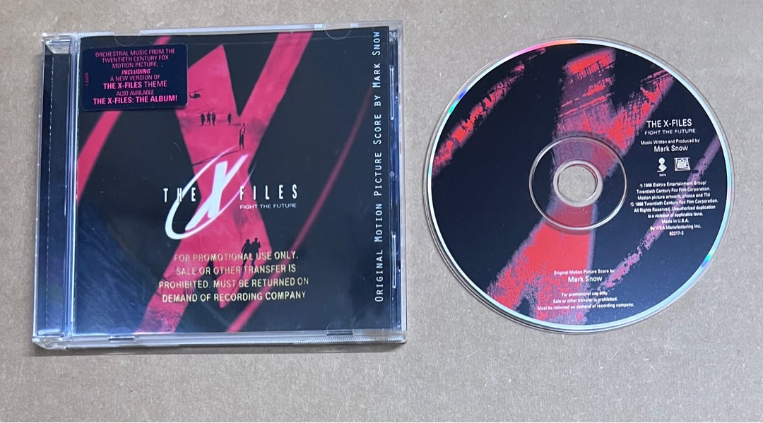CD X files XFiles soundtrack ost imported x cassette lp vinyl, Hobbies ...