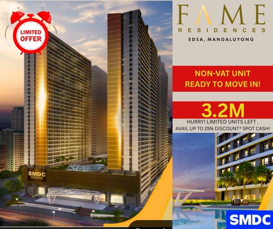 Condo Unit at Fame Residences Rush Sale Special Promo Offering Good Investment, Property, For ...