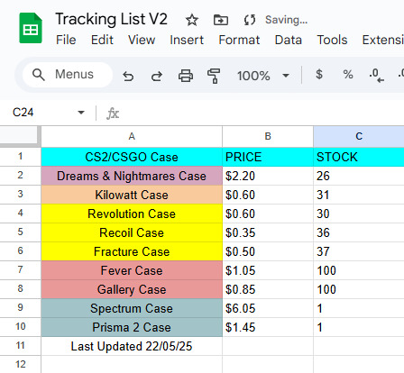 CS2/CSGO CASE FOR SALE [Dreams & Nightmares Case - Kilowatt Case ...